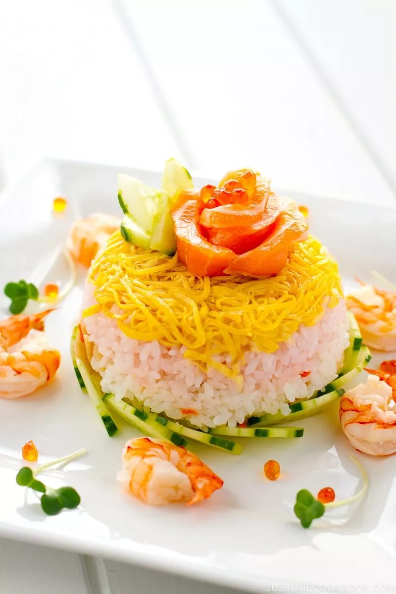 Chirashi Sushi Cake Recipe - Vedant Food Solutions